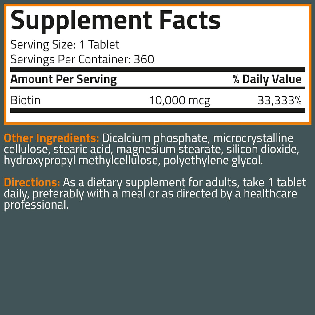 Bronson biotin for nail strength
