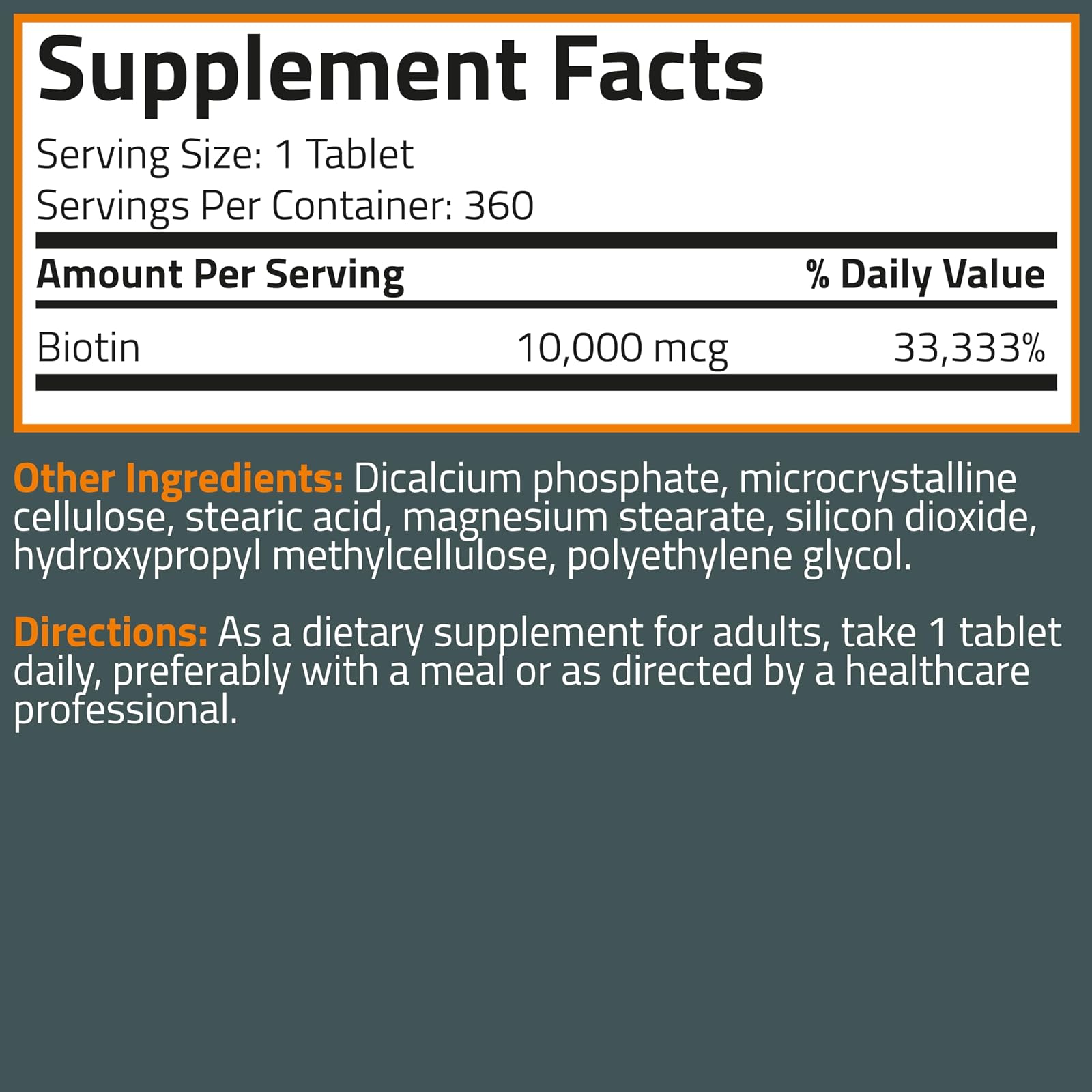 Bronson biotin for nail strength