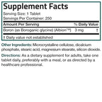 Bronson Boron 250 tablets value pack