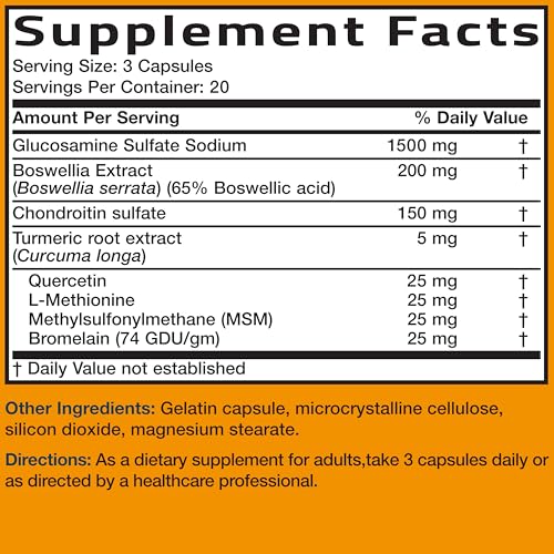 Bronson capsules for healthy joints
