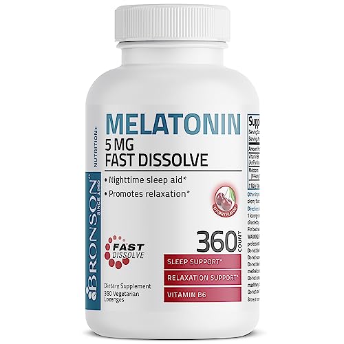 Bronson cherry melatonin for relaxation