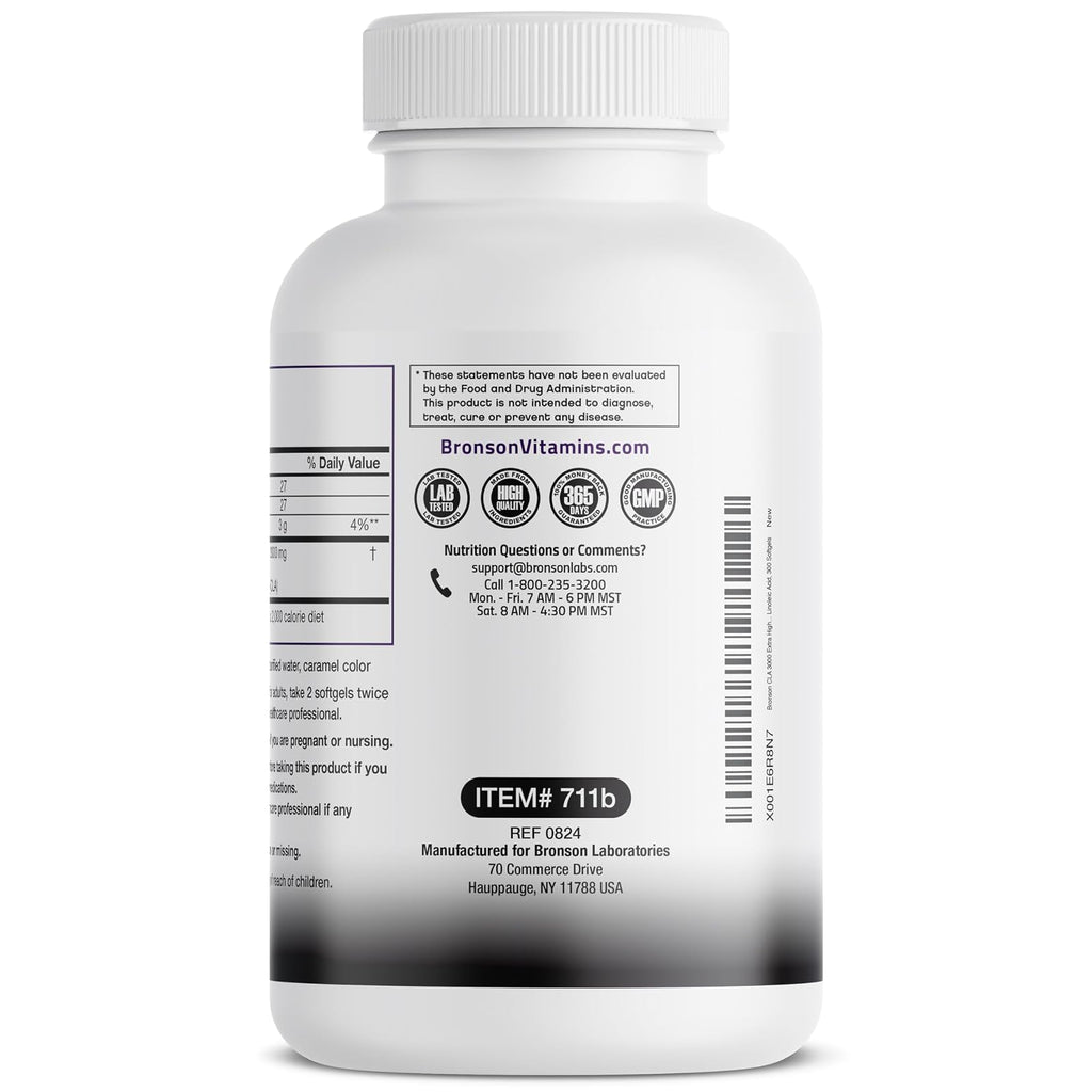 Bronson CLA softgels for fitness enthusiasts