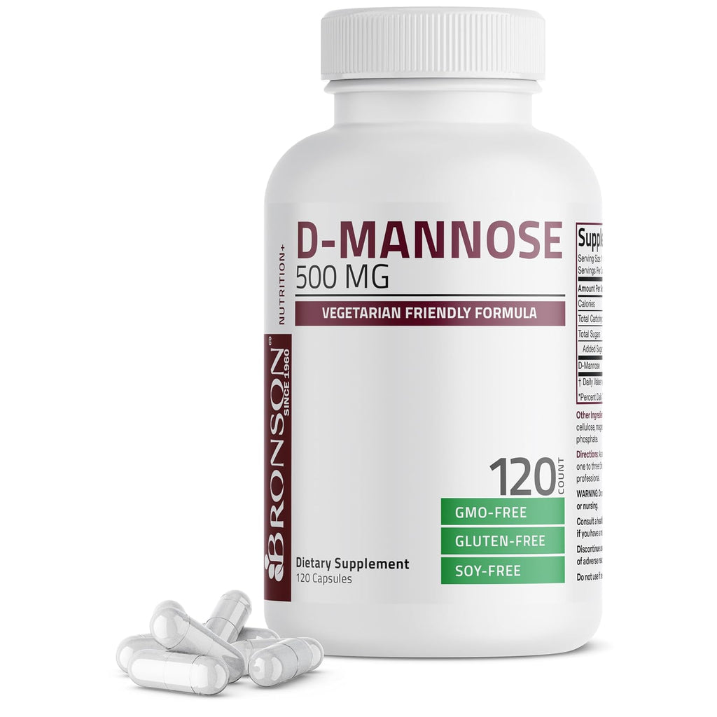 Bronson D-Mannose 500 mg capsules