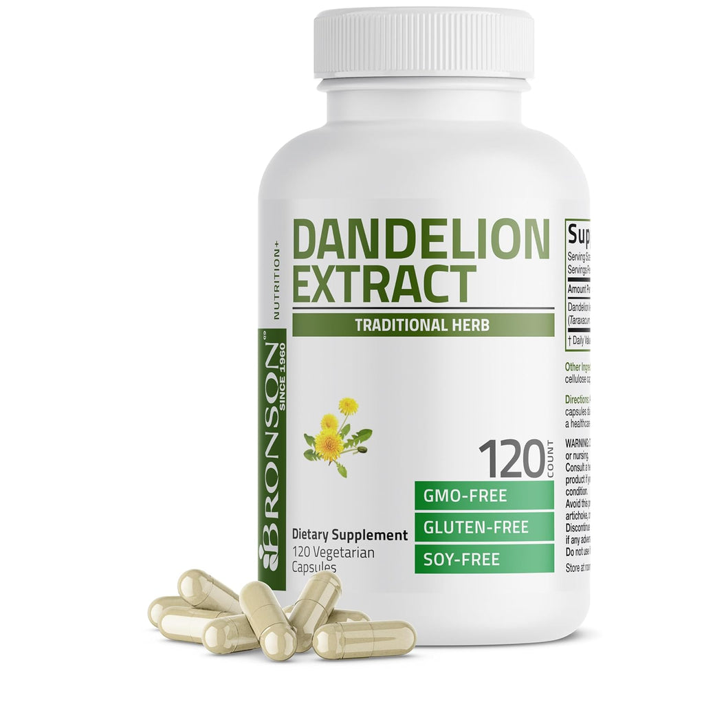 Bronson dandelion extract capsules