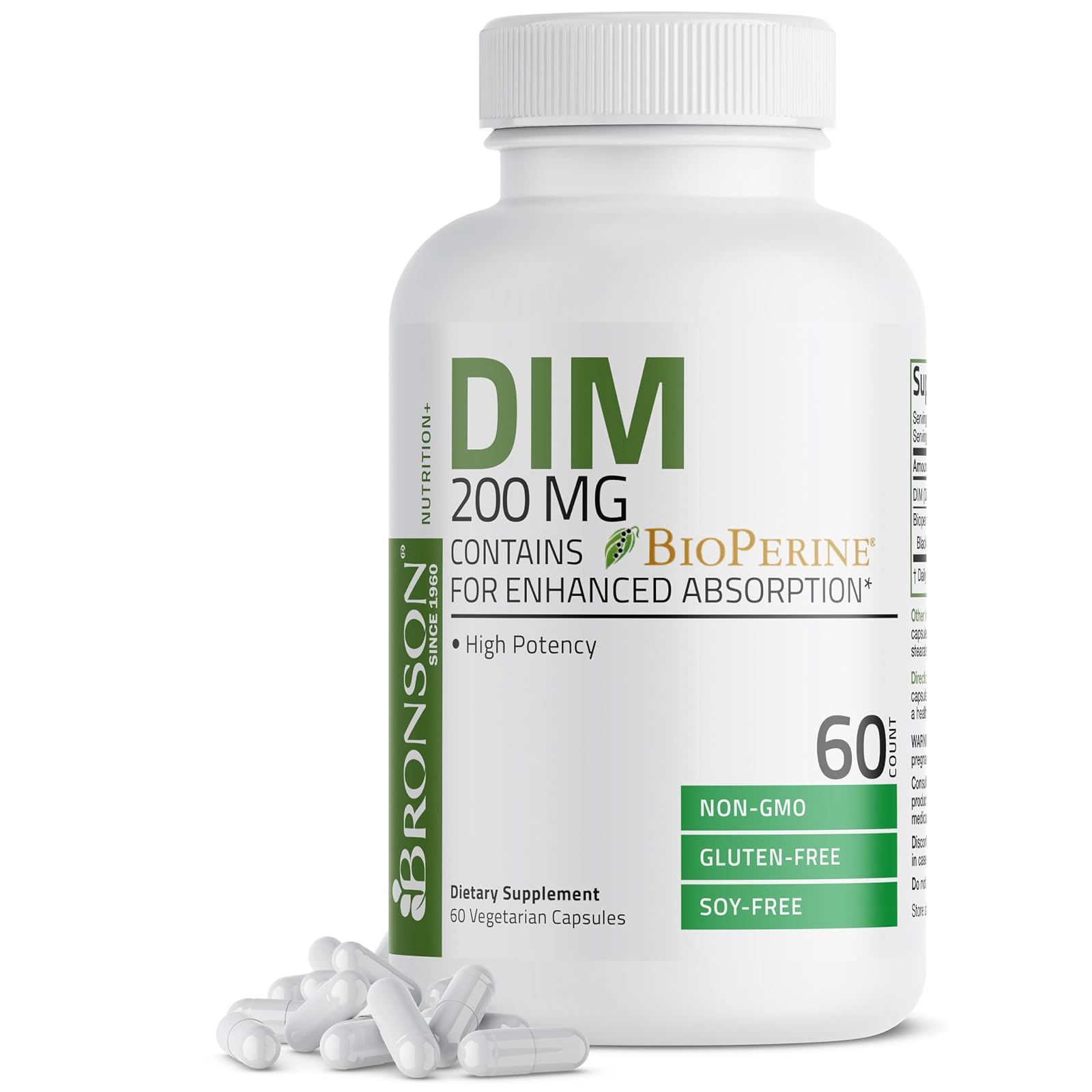 Bronson DIM 200 mg vegetarian capsules