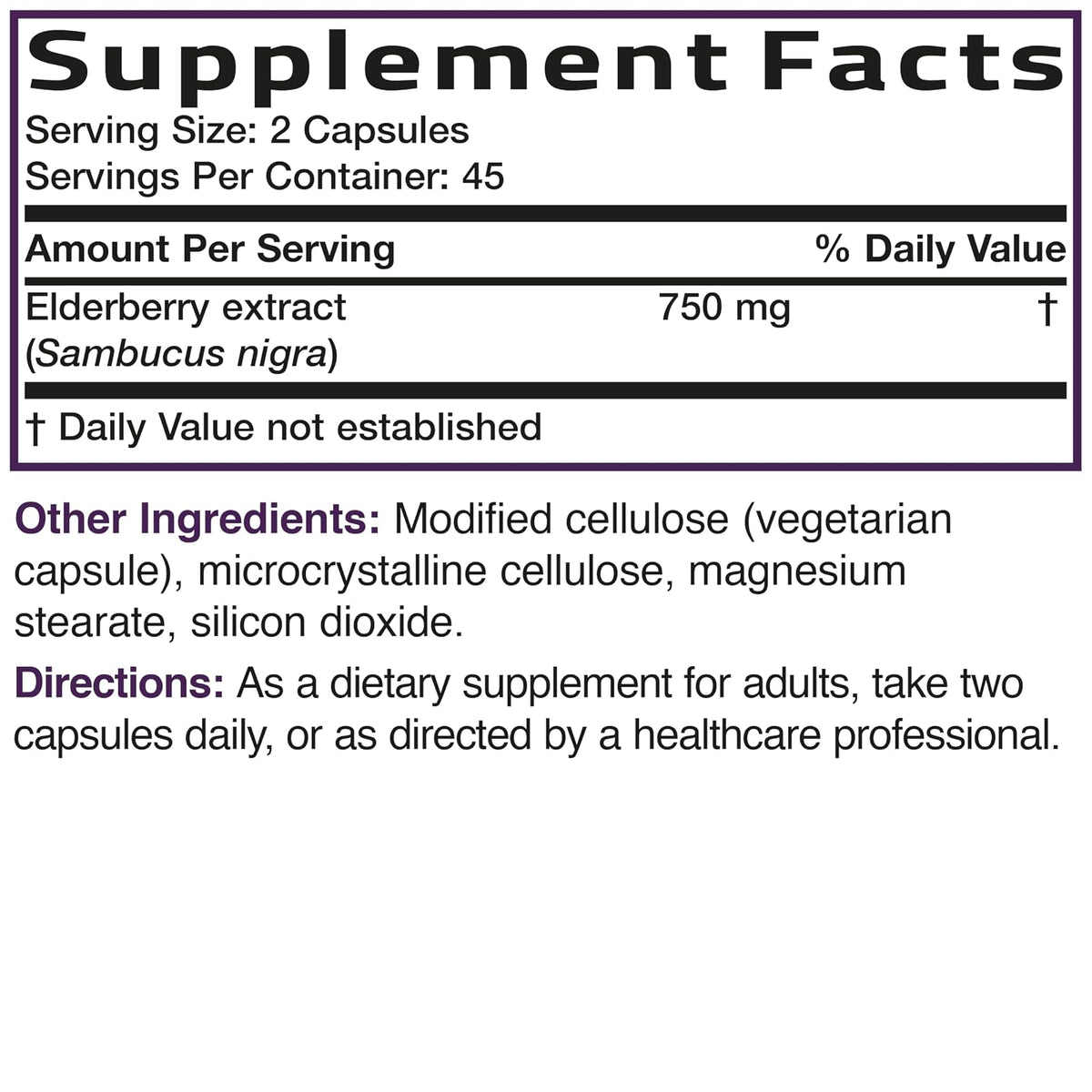 Bronson elderberry for kids' health