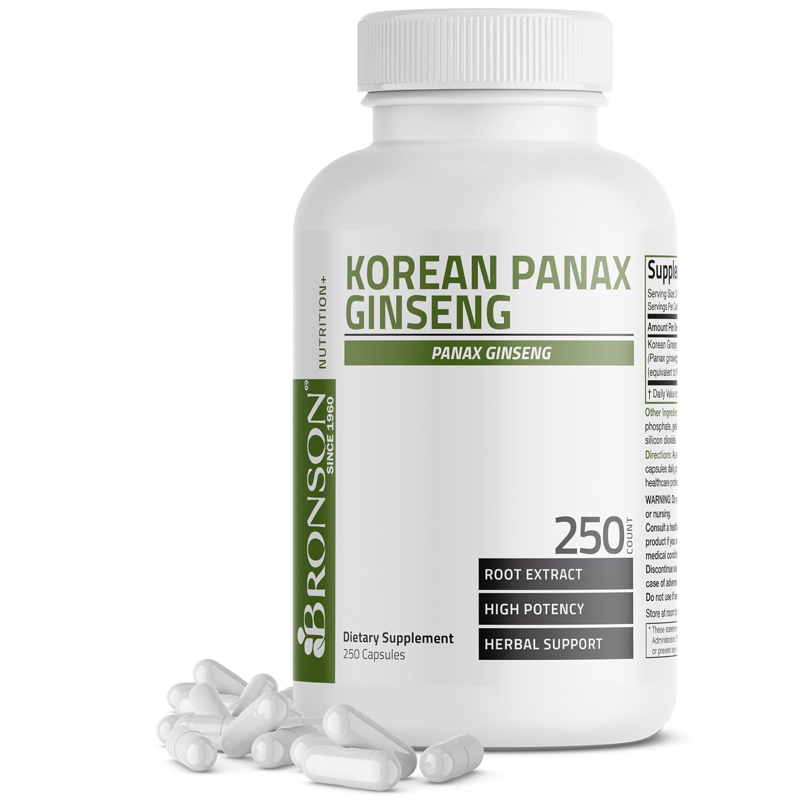 Bronson ginseng extract for energy