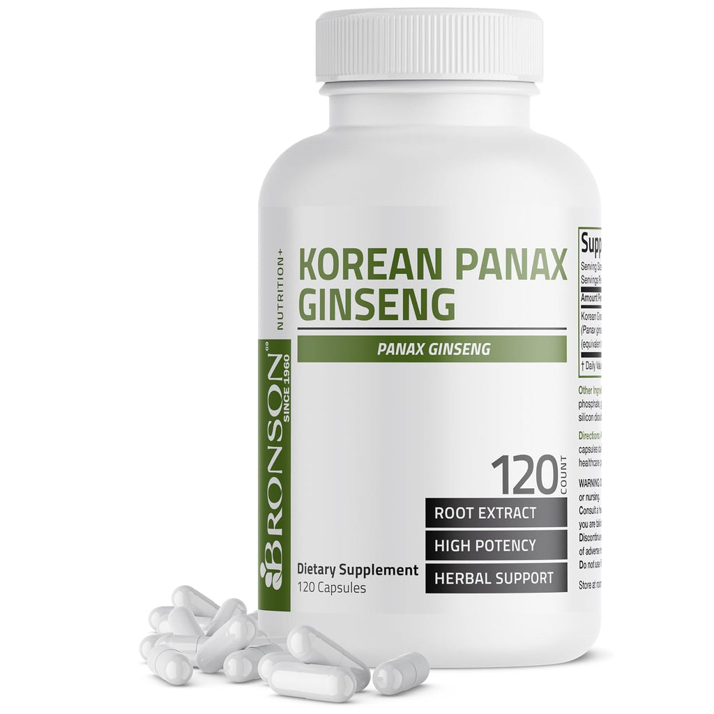 Bronson ginseng root extract capsules