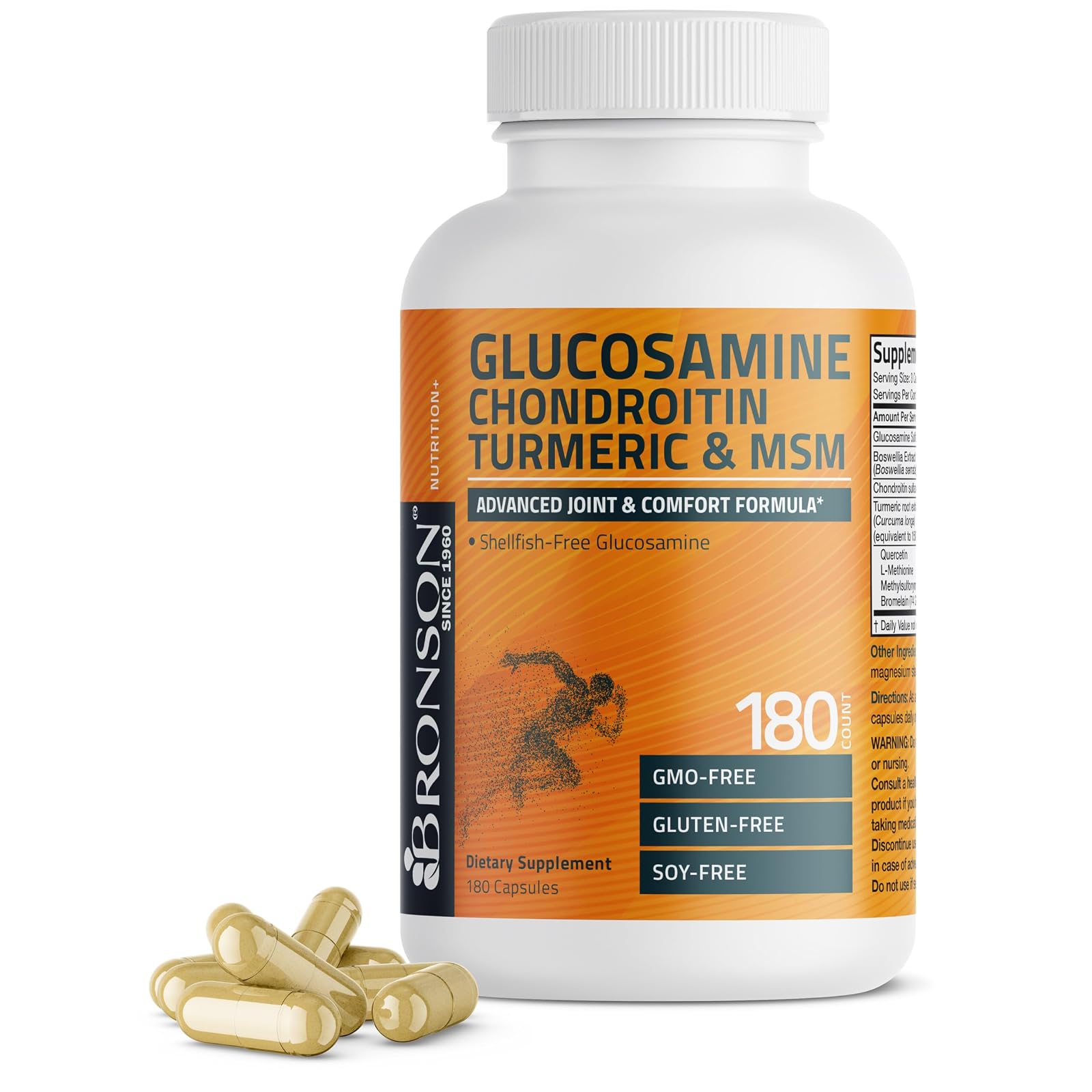 Bronson glucosamine joint support capsules