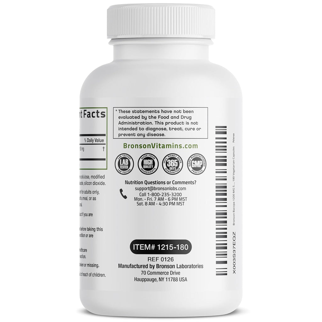 Bronson herbal capsules for brain health