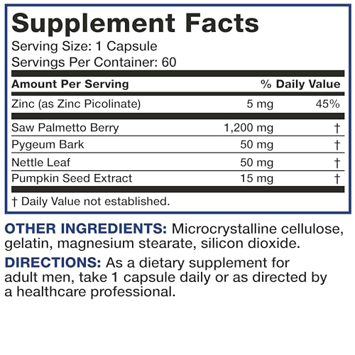 Bronson herbal prostate health formula