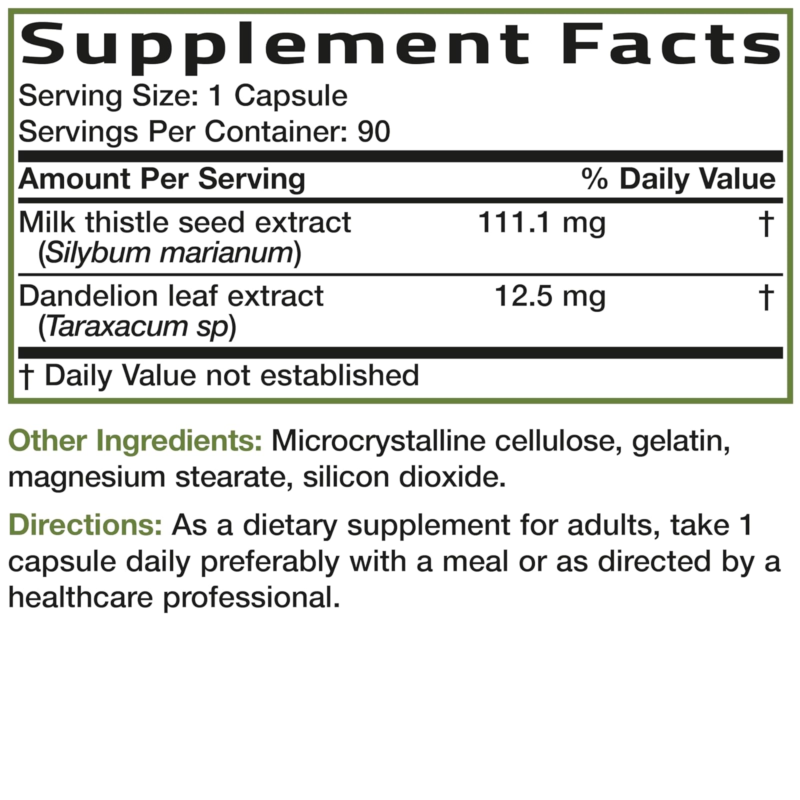 Bronson herbal supplement for vitality