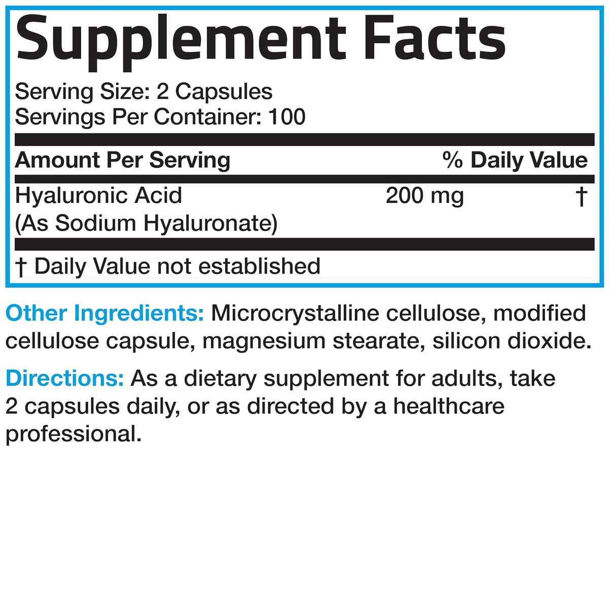 Bronson hyaluronic acid for glowing skin