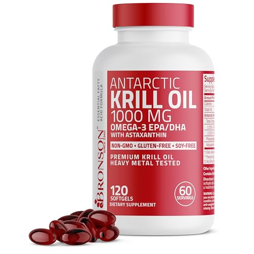 Bronson krill oil softgels 1000 mg