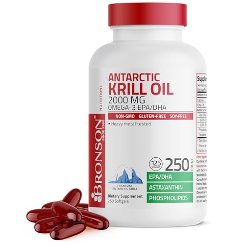 Bronson krill oil softgels 2000 mg