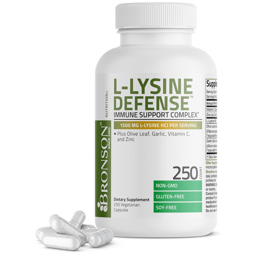 Bronson l-lysine supplement for immunity
