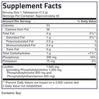 Bronson lecithin granules for healthy fats