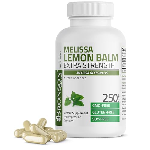 Bronson lemon balm extra strength capsules