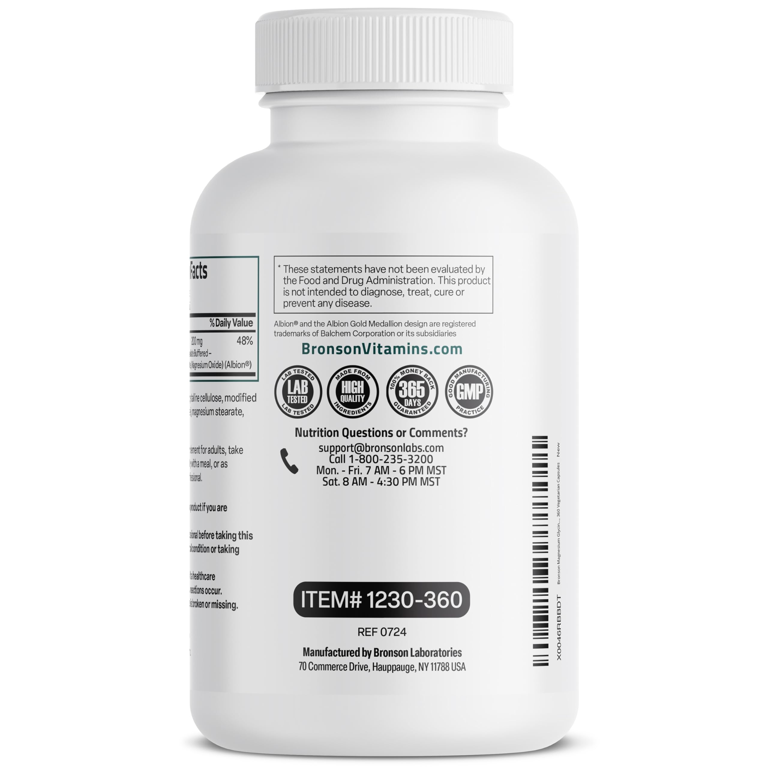 Bronson magnesium for a balanced lifestyle