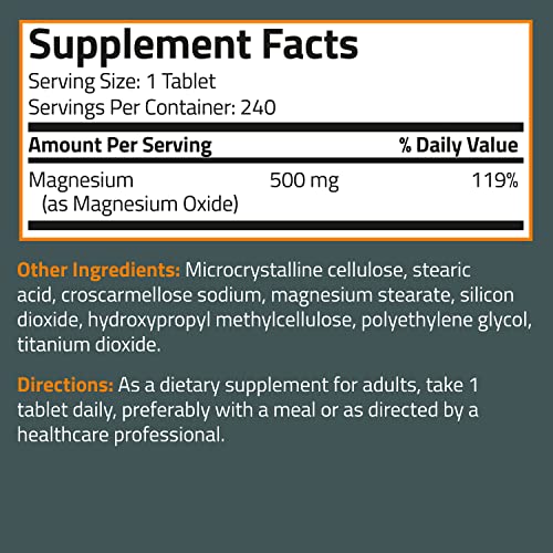 Bronson magnesium for daily nutritional needs