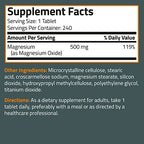 Bronson magnesium for daily nutritional needs