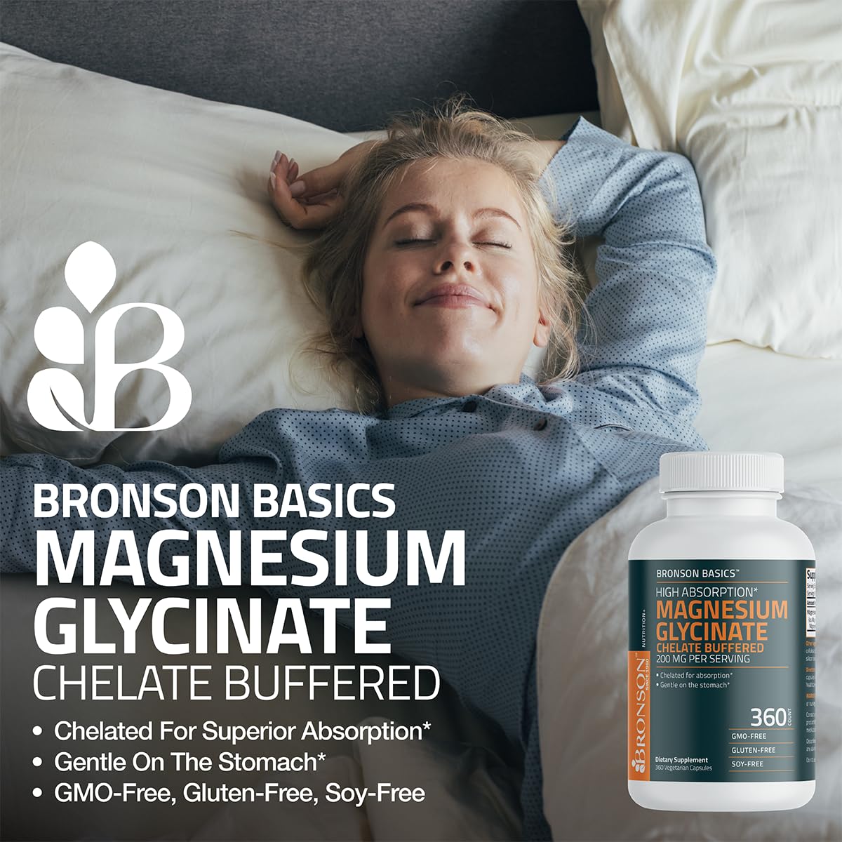 Bronson magnesium for muscle relaxation