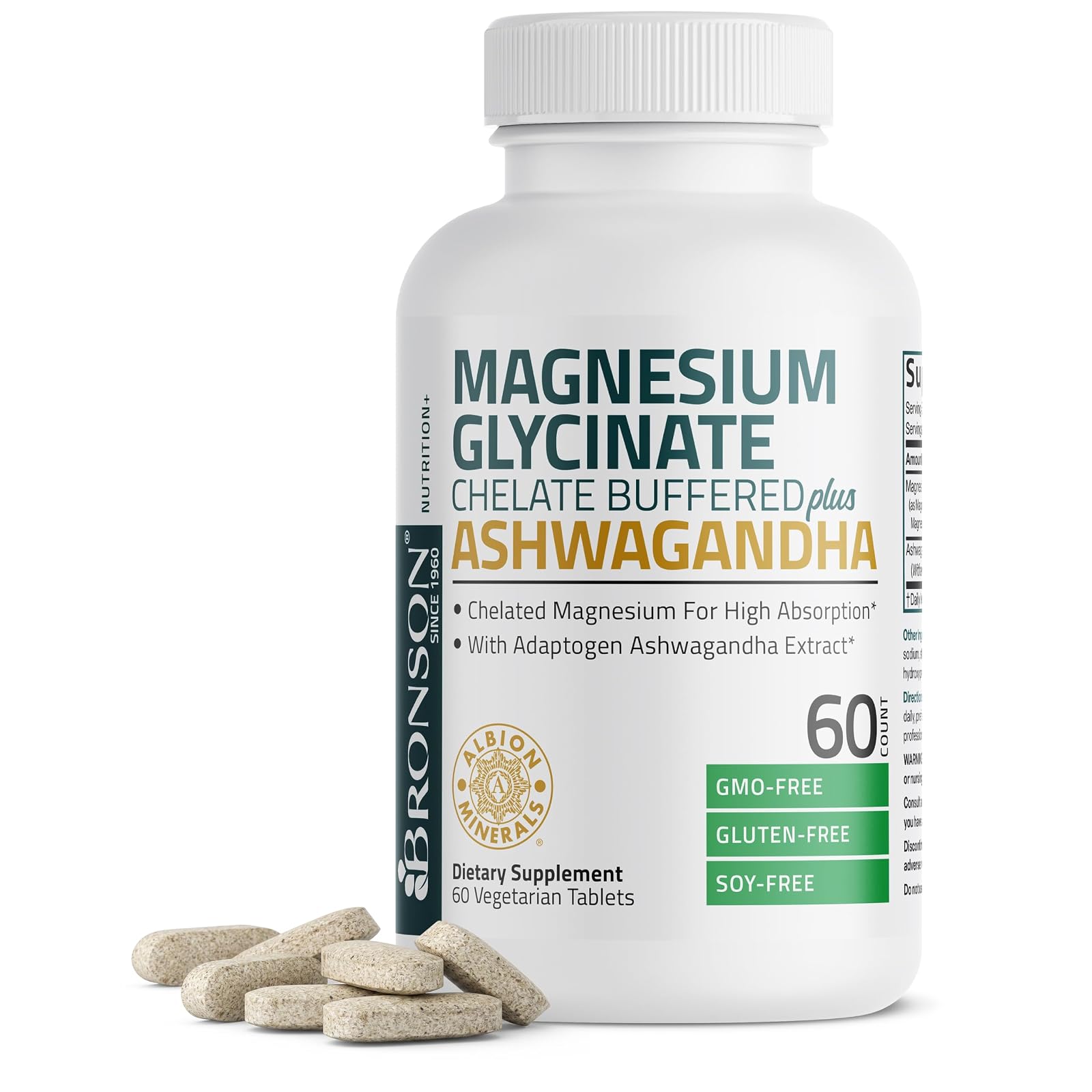 Bronson Magnesium Glycinate for relaxation