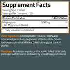 Bronson magnesium tablets for daily wellness