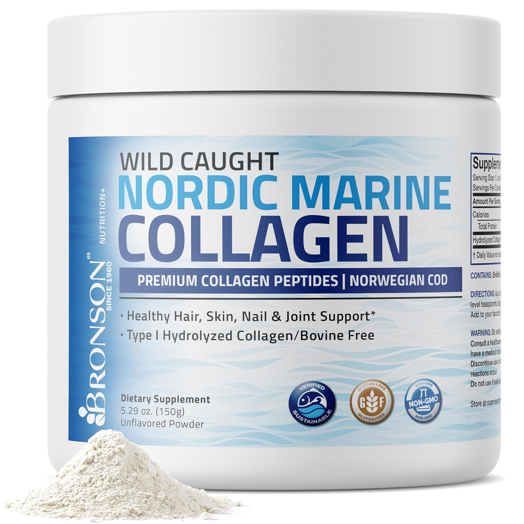 Bronson marine collagen peptides powder