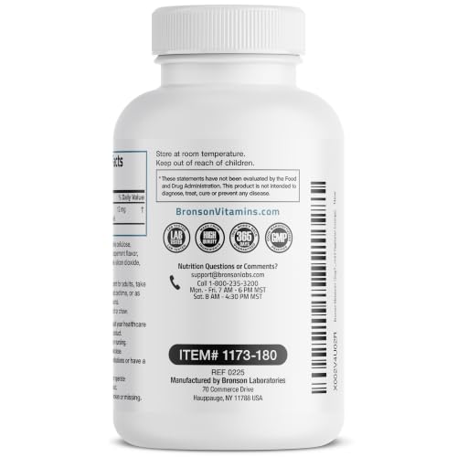 Bronson melatonin 180 count package
