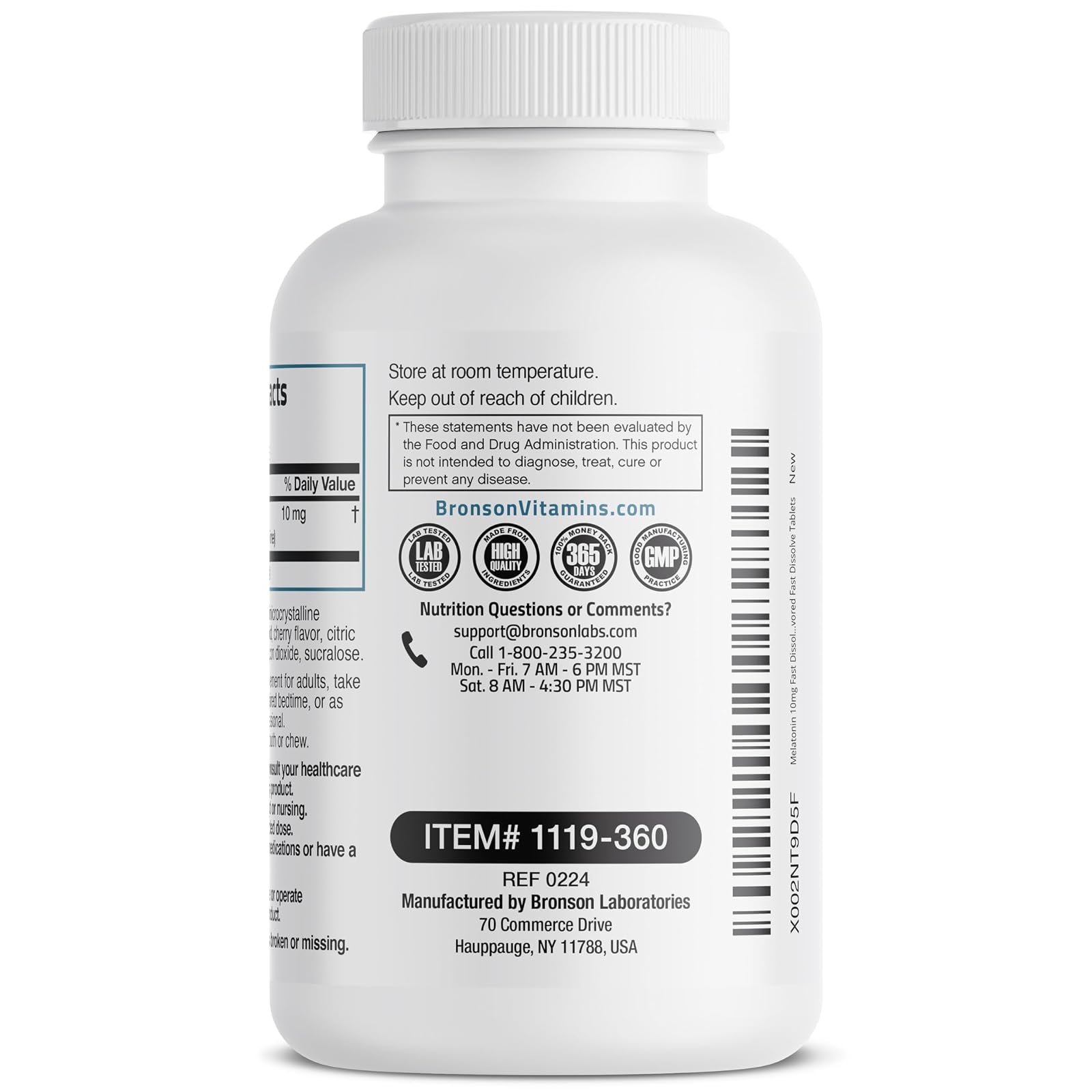 Bronson melatonin for better sleep