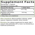 Bronson milk thistle for wellness
