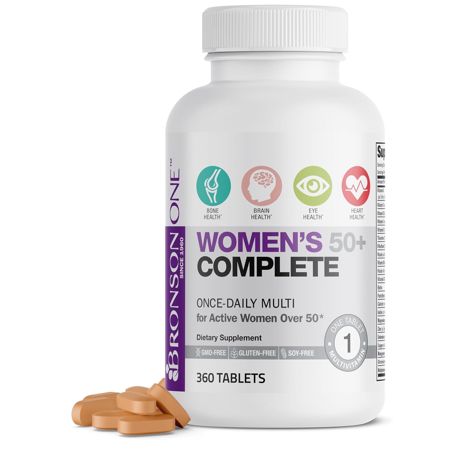 Bronson multivitamins for women 50+