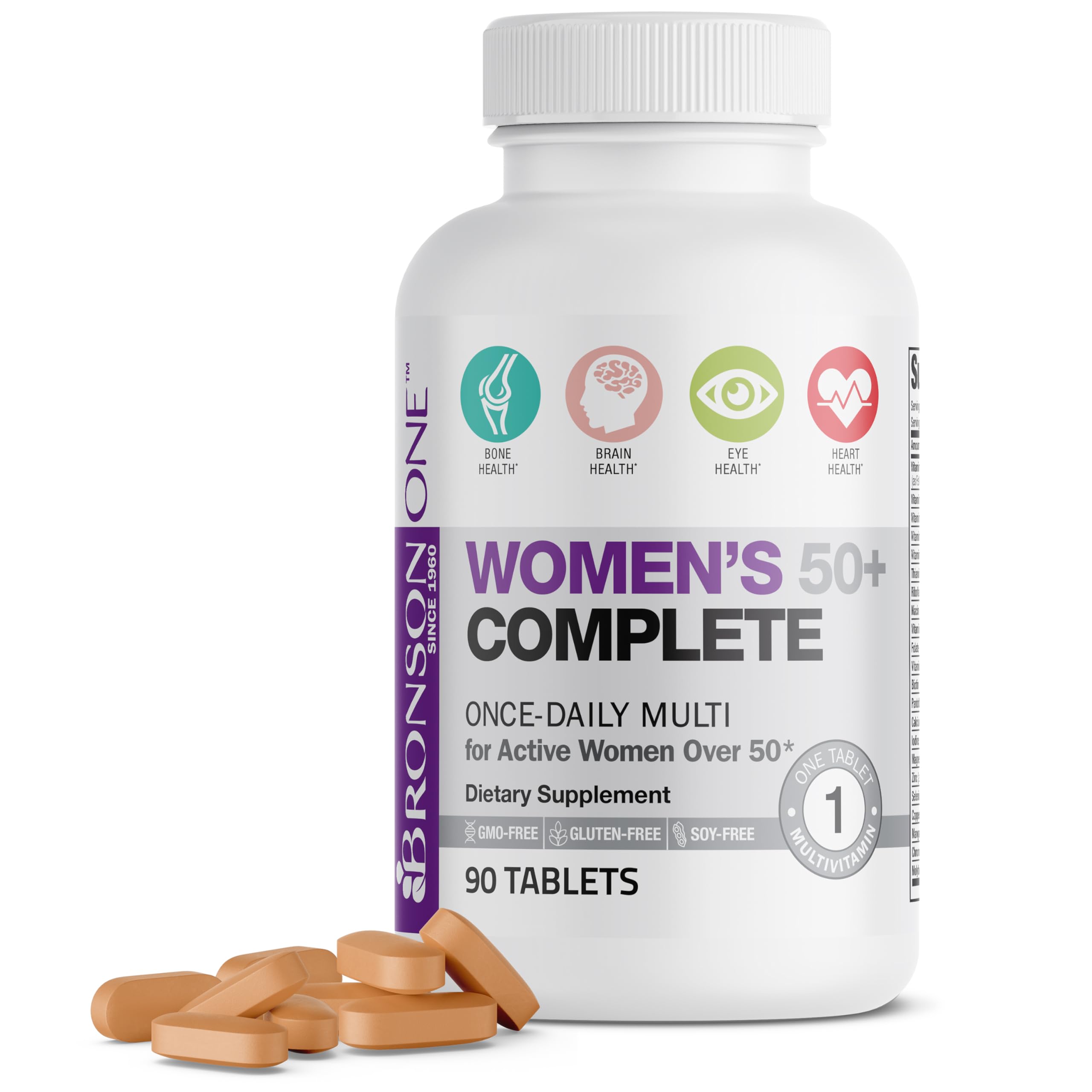 Bronson ONE Daily multivitamins for women