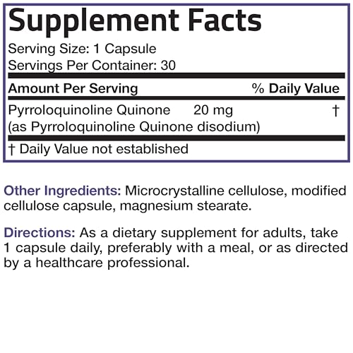 Bronson PQQ vitality for overall health