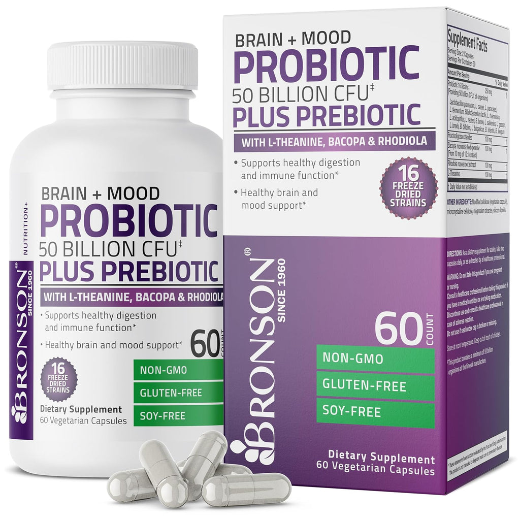 Bronson probiotics for mood support