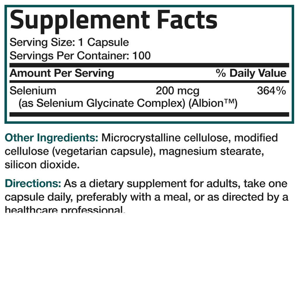 Bronson selenium for balanced minerals
