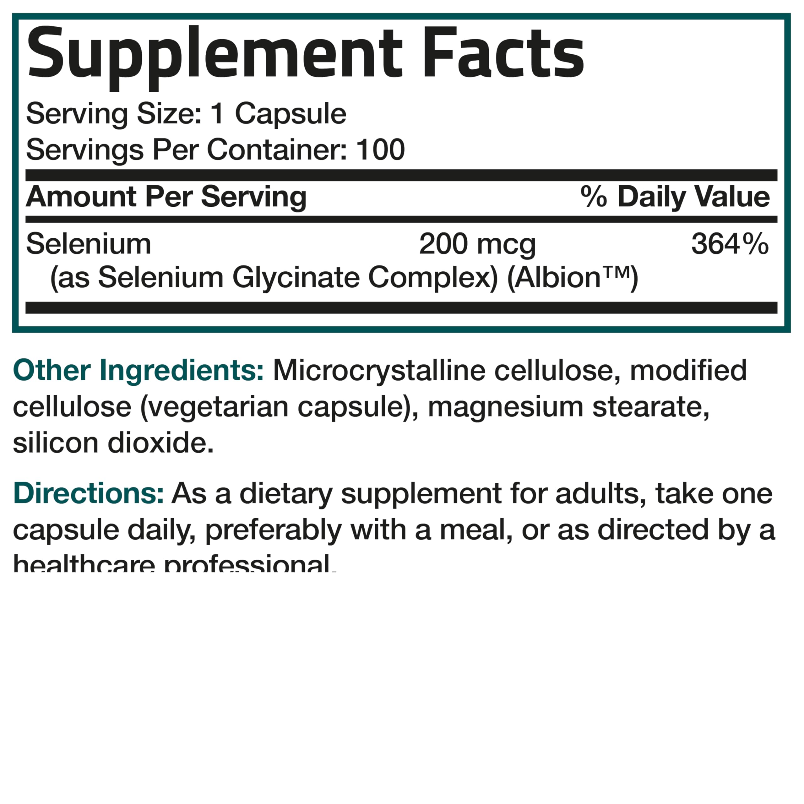 Bronson selenium for balanced minerals