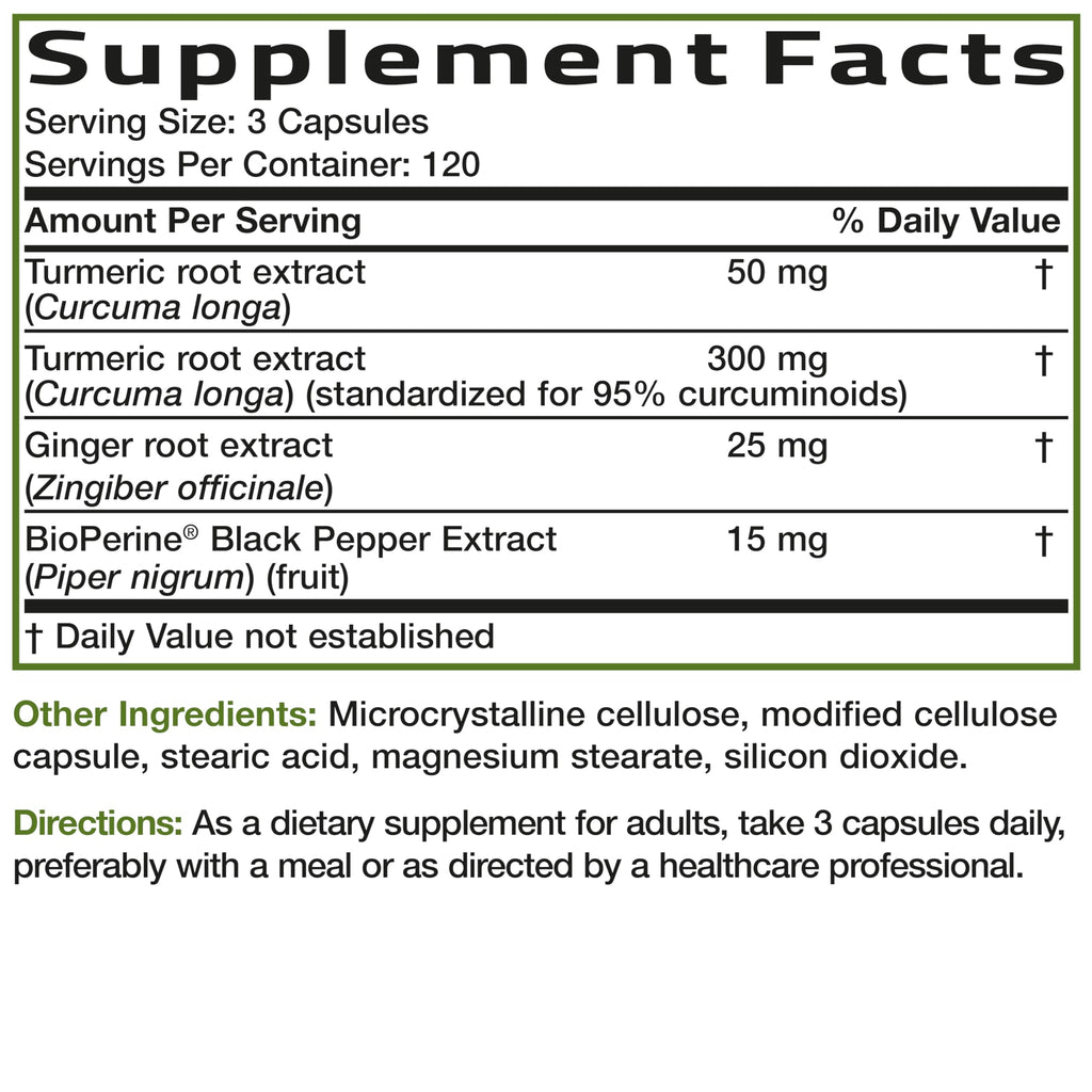Bronson turmeric for holistic health
