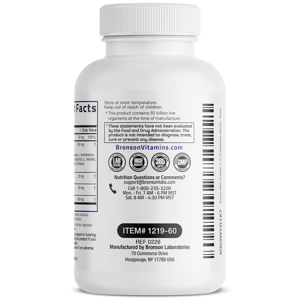 Bronson vegetarian probiotics for all ages