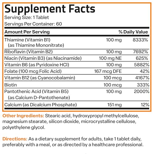 Bronson vitamin b complex benefits