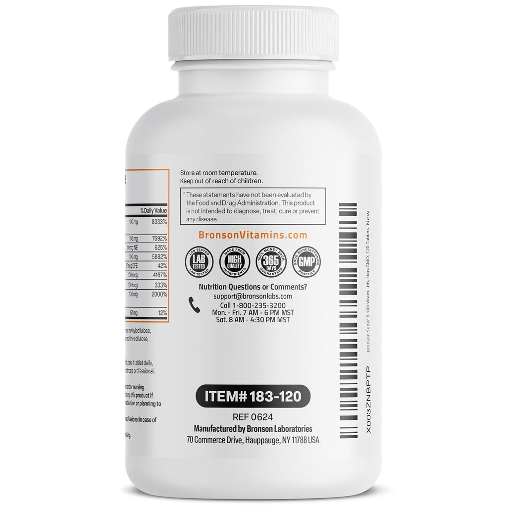 Bronson vitamin b complex for immunity