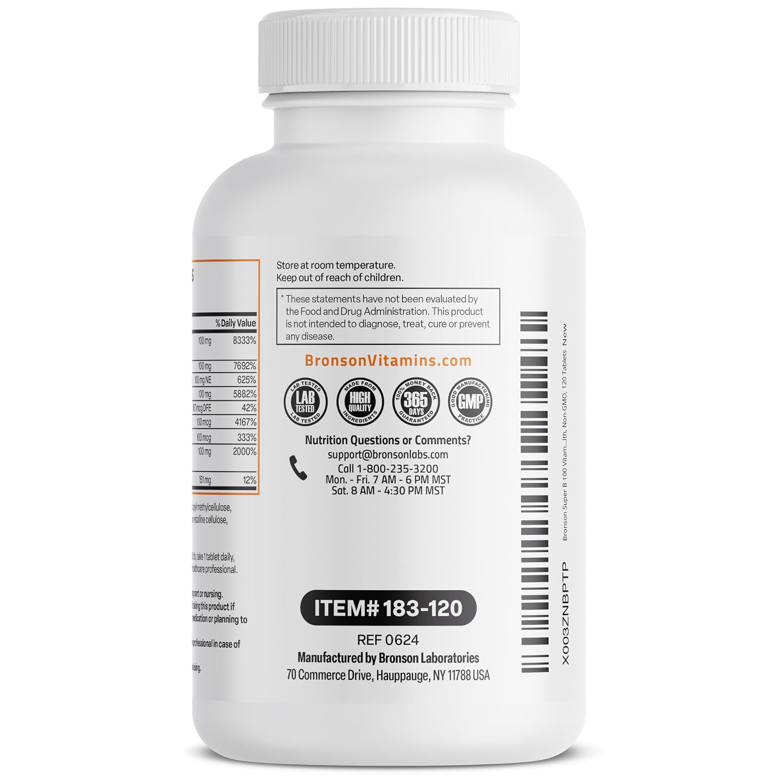 Bronson vitamin b complex for immunity