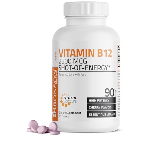 Bronson vitamin B12 fast dissolve tablets