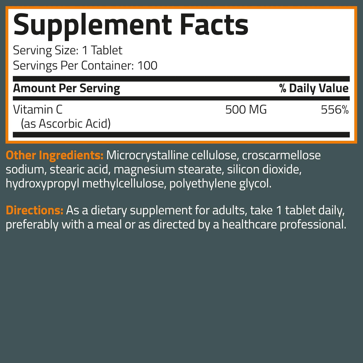Bronson Vitamin C for energy boost