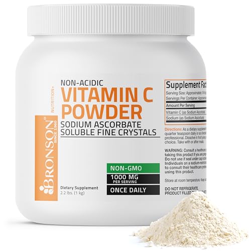 Bronson vitamin C powder for immunity
