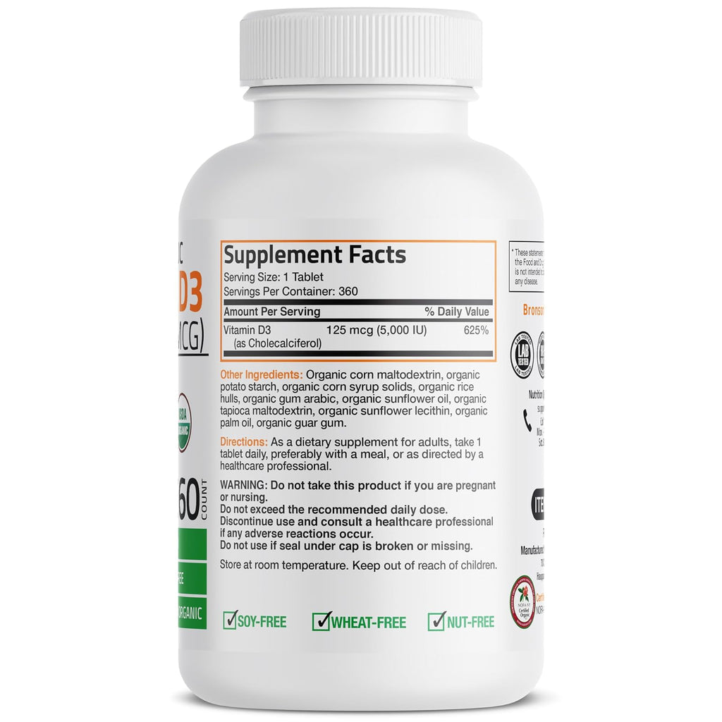 Bronson vitamin D for immune support