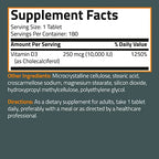 Bronson Vitamin D3 for healthy aging
