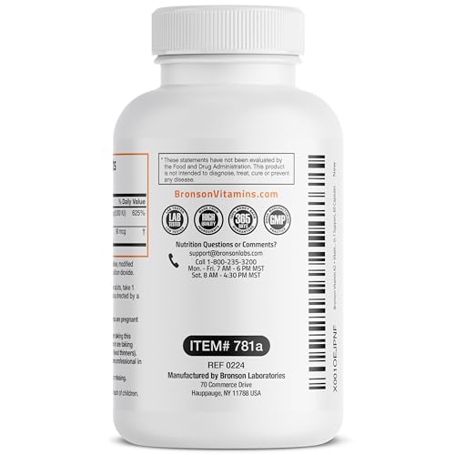 Bronson Vitamin D3 K2 60 count