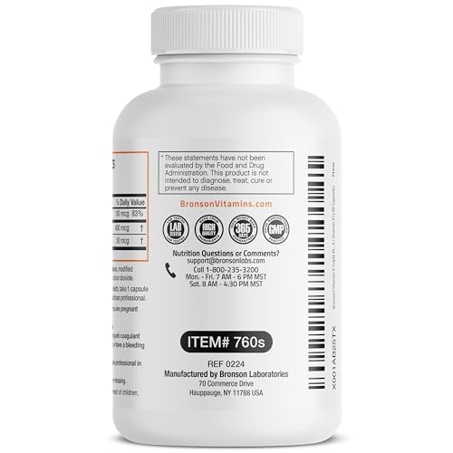 Bronson vitamin K for strong bones